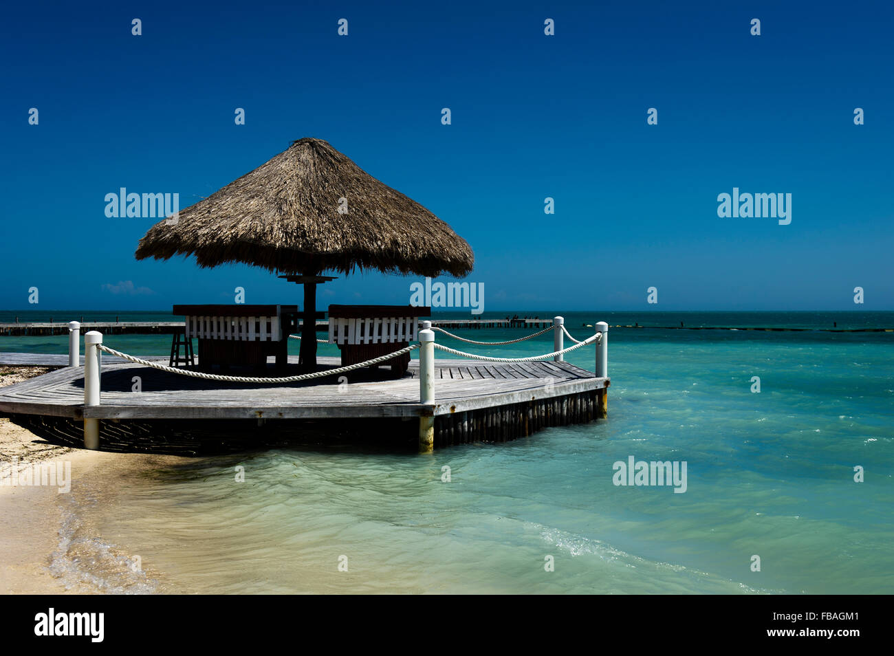 Sea of Belize Stock Photo - Alamy
