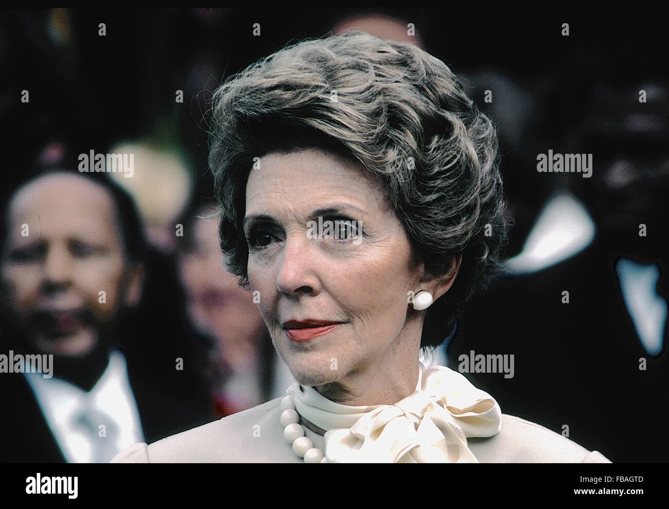 Washington, DC., USA, 7th June, 1983 First Lady Nancy Reagan on the ...
