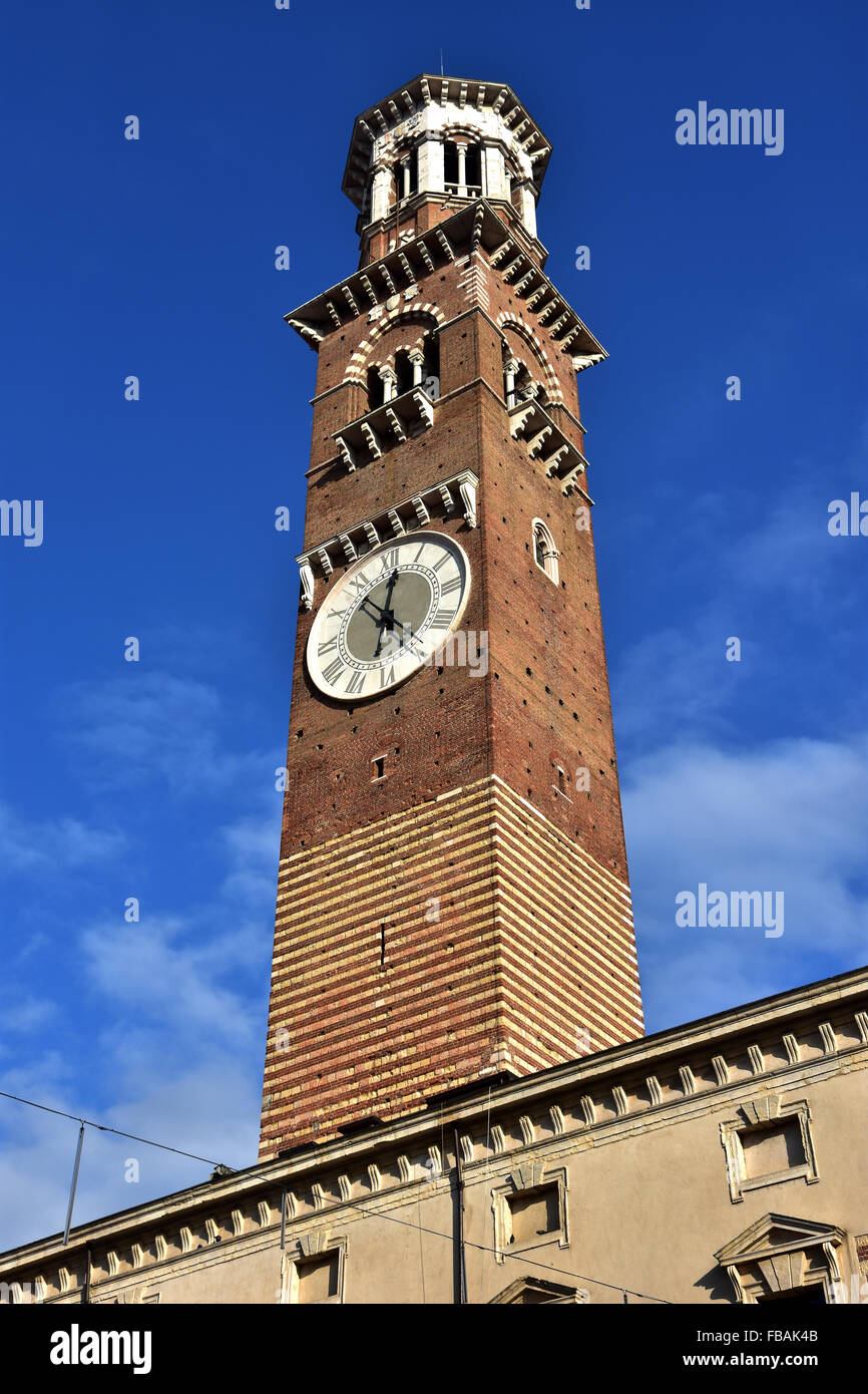 Tower of Lamberti, a beautiful medieval and renaissance tower with ...