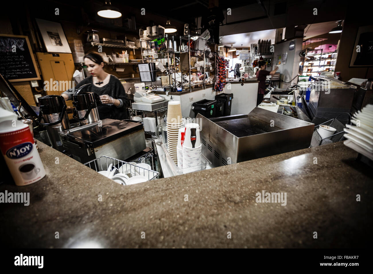 Seattle Public Market Sandwich shop Stock Photo - Alamy