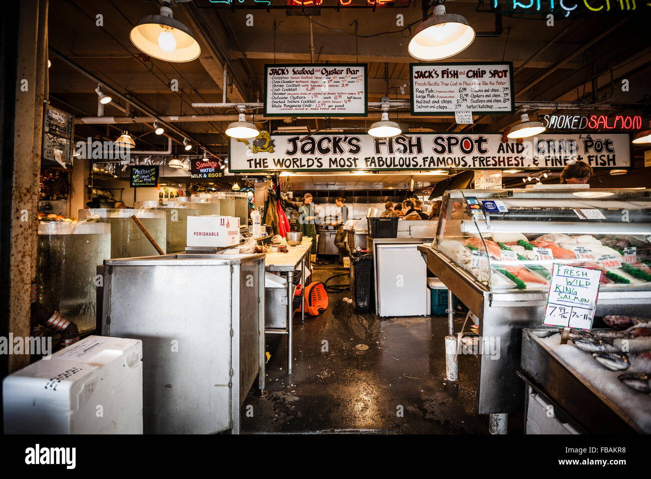 The Public Market, Seattle most famous street market Stock Photo - Alamy
