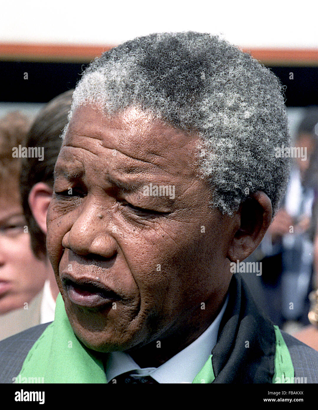 Washington, DC., USA, 24th June, 1990 Nelson Mandela along with his ...