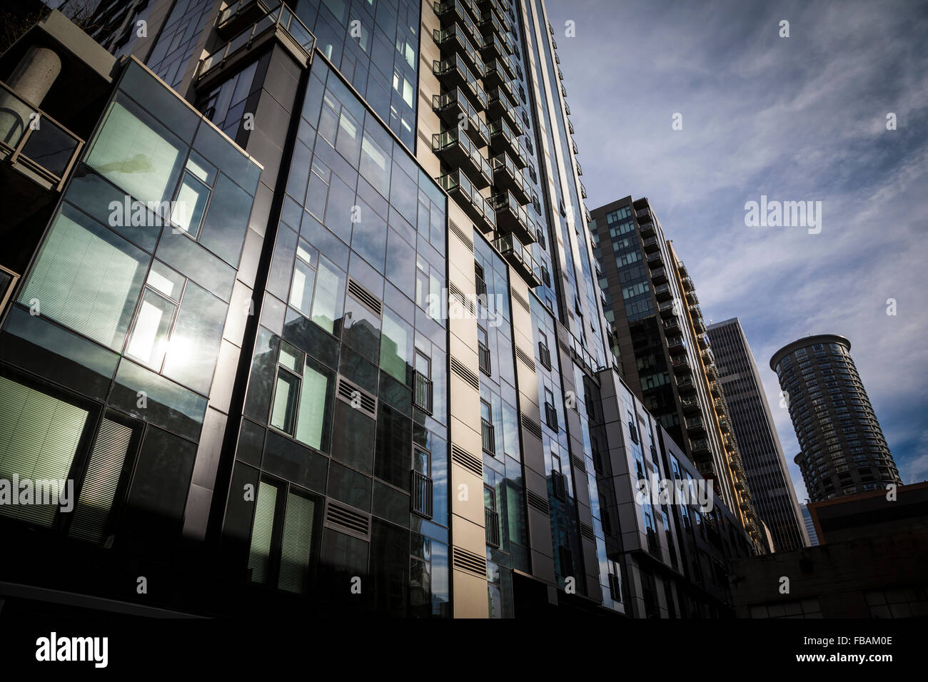 Apartments Buildings, seattle, washington state Stock Photo - Alamy