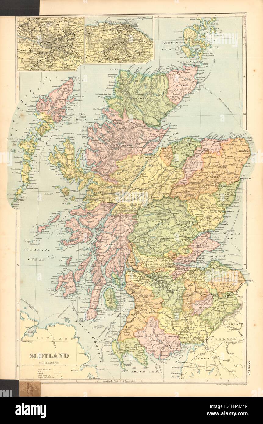 Map Of Scottish Counties