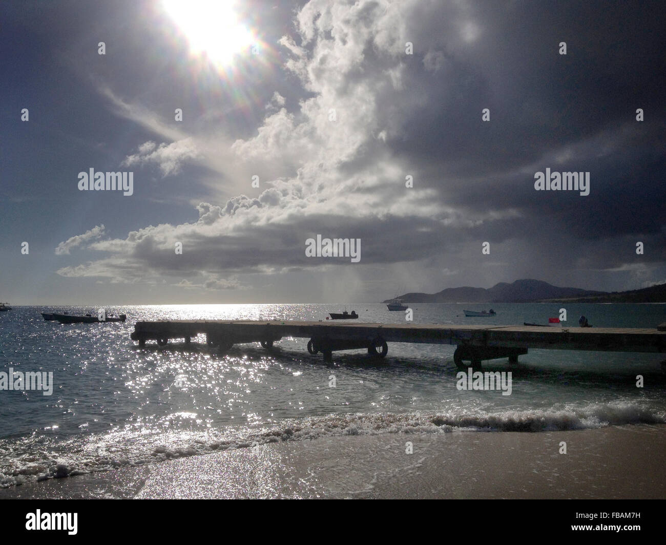 A spectacular view of the bay in front of Esperanza, Vieques, Puerto ...