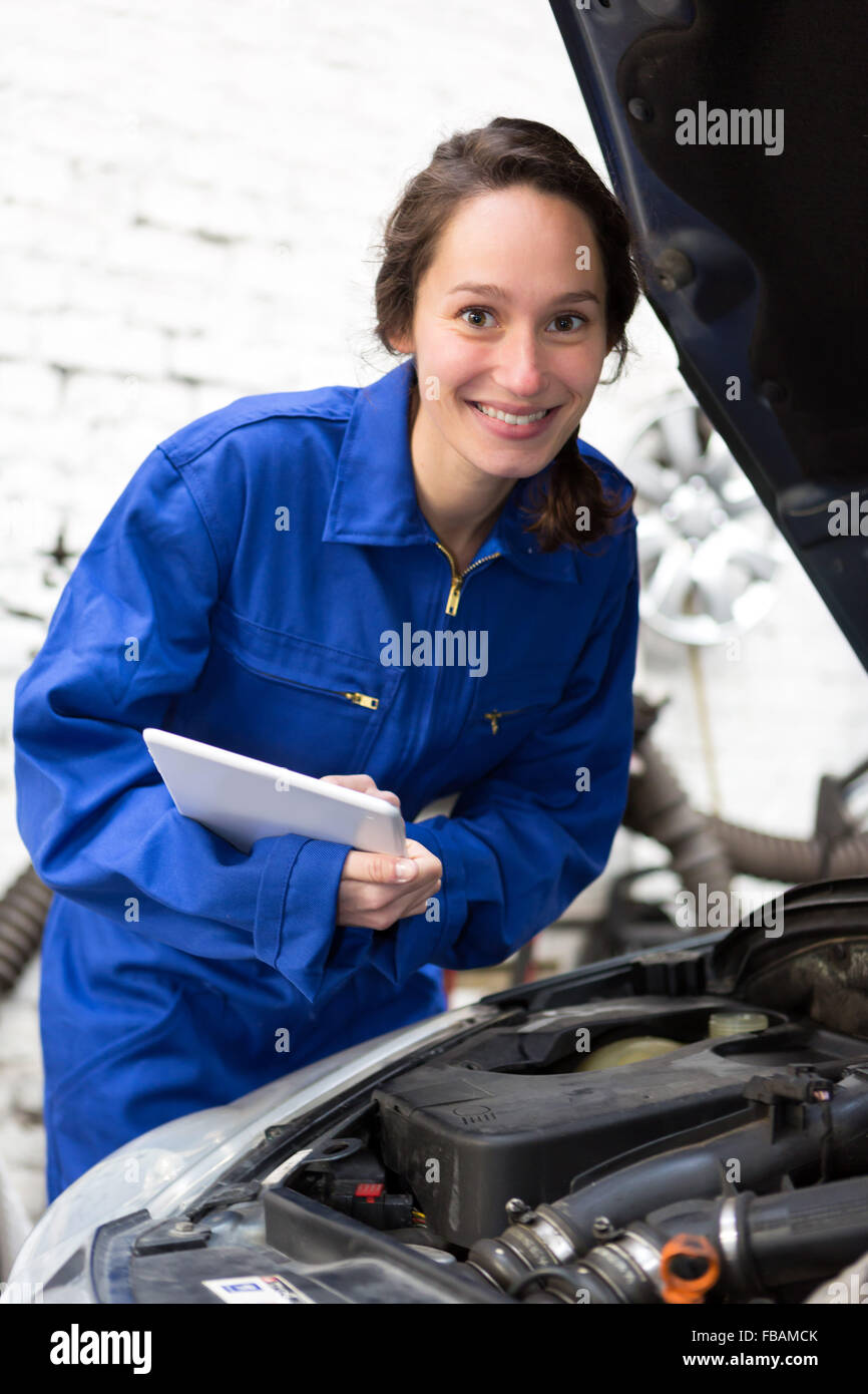 Mechanic woman working and man working hi-res stock photography and ...