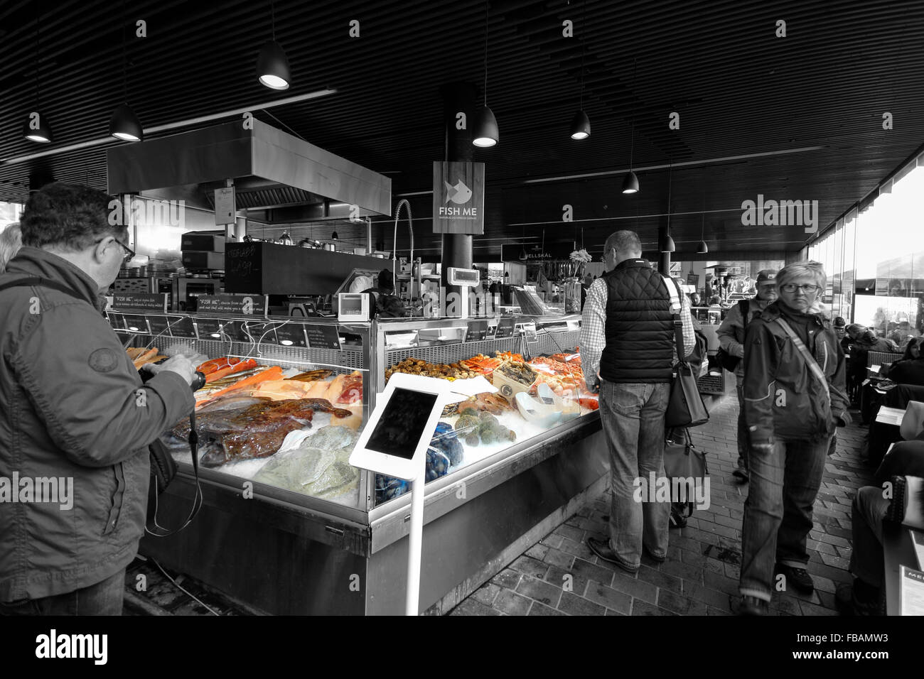 Fisketorget, Fish Market, Bergen, Norway, Scandinavia, Europe Stock ...