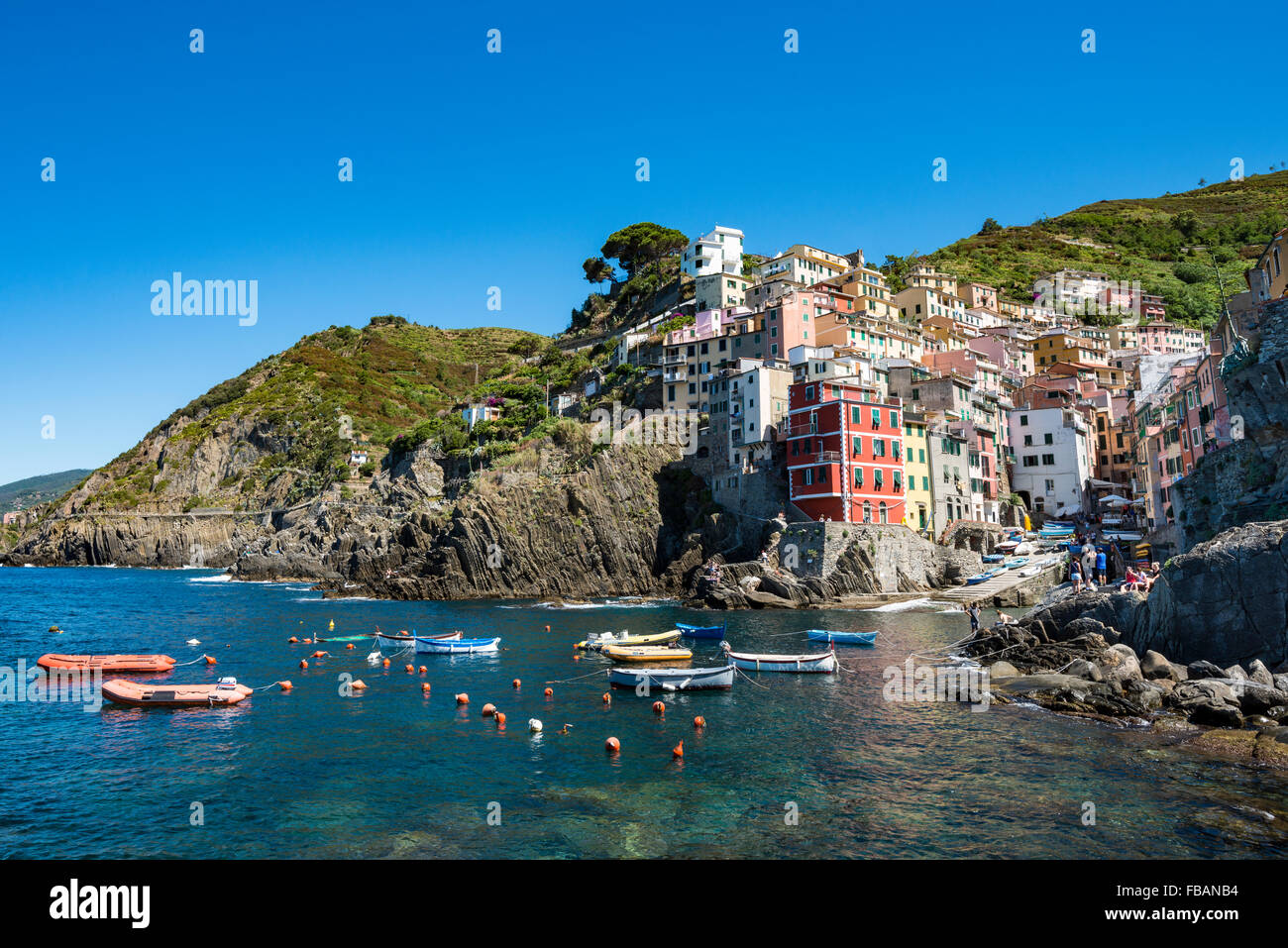 Riomaggiore, Cinque Terre, Italy Stock Photo - Alamy