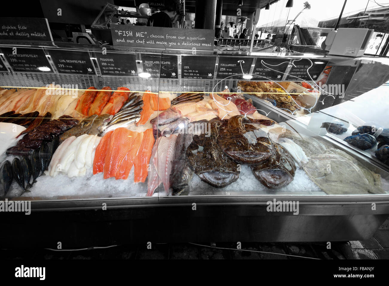 Fisketorget, Fish Market, Bergen, Norway, Scandinavia, Europe Stock ...