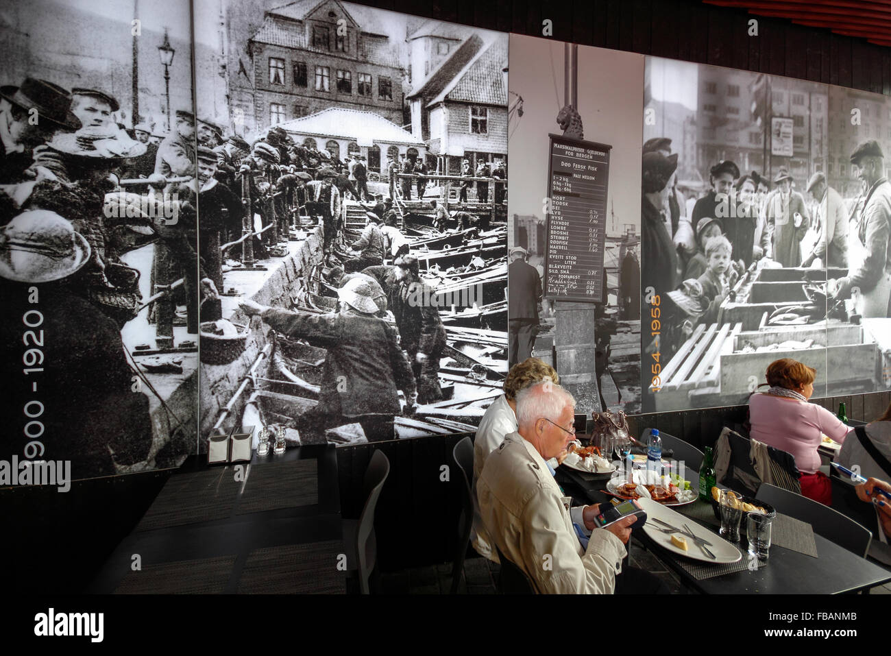Fisketorget, Fish Market, Bergen, Norway, Scandinavia, Europe Stock ...