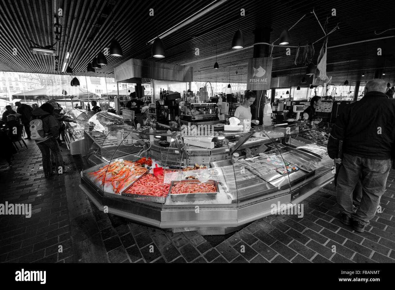 Fisketorget, Fish Market, Bergen, Norway, Scandinavia, Europe Stock ...