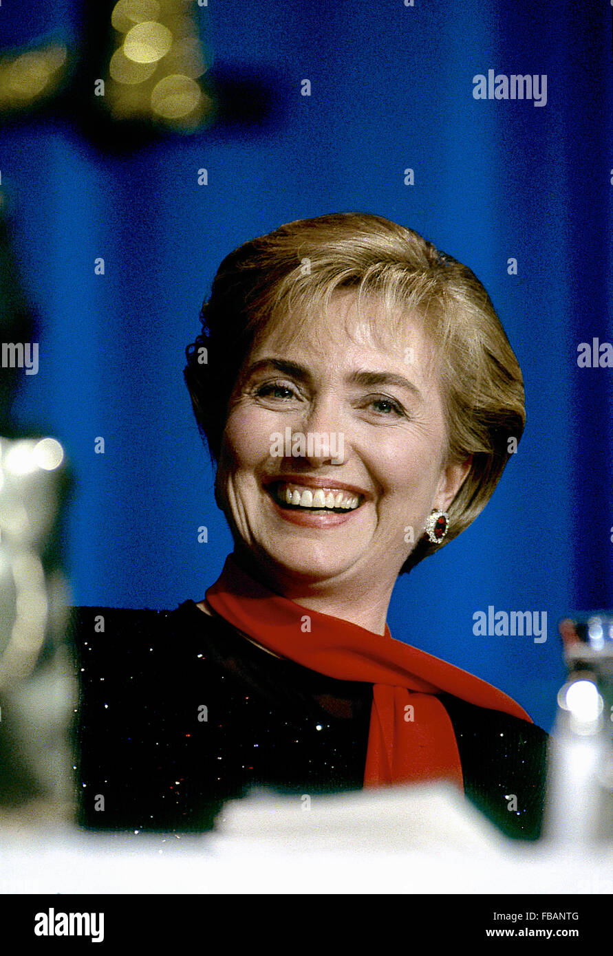 Washington, DC., USA, 12th April, 1994 FIrst Lady Hillary Rodham ...