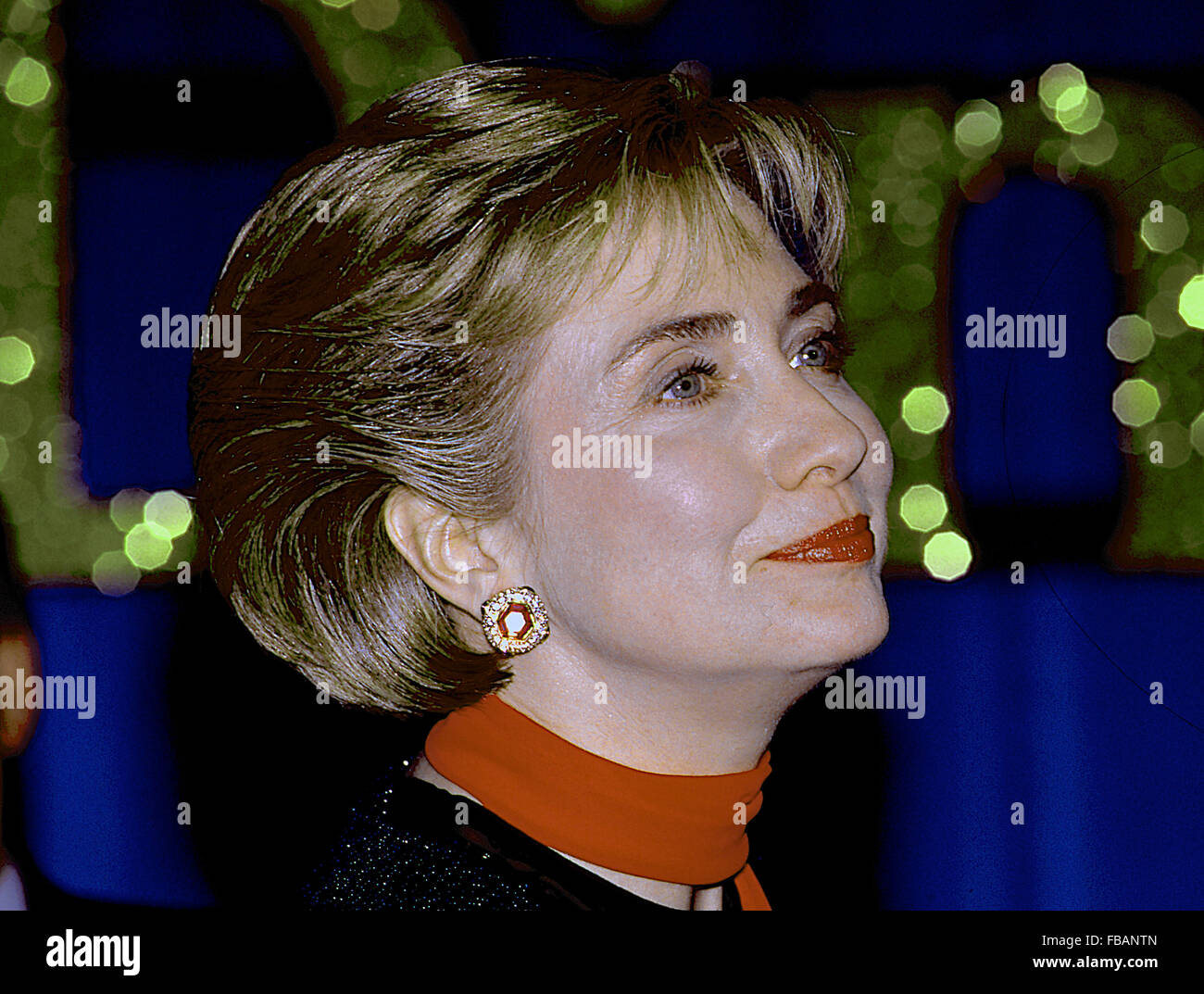 Washington, DC., USA, 12th April, 1994 FIrst Lady Hillary Rodham ...