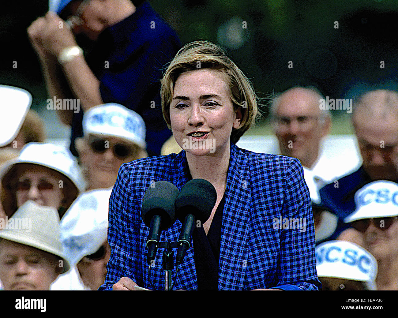 Deerfield Beach, Florida, USA, 21st, March 1994 FIrst Lady Hillary ...