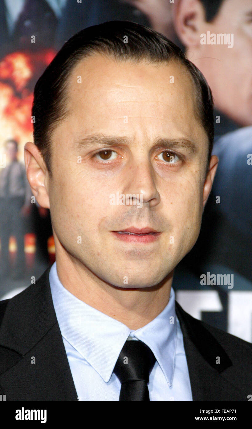 Giovanni Ribisi at the Los Angeles premiere of "Gangster Squad" held at ...