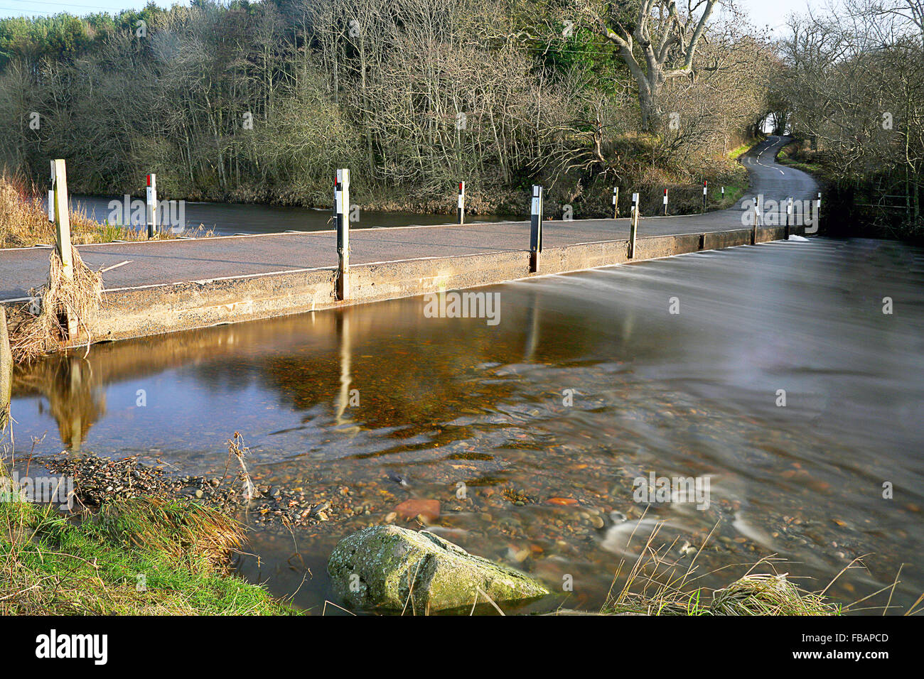 Cockburn Bridge over the River Whiteadder in Berwickshire Scotland ...