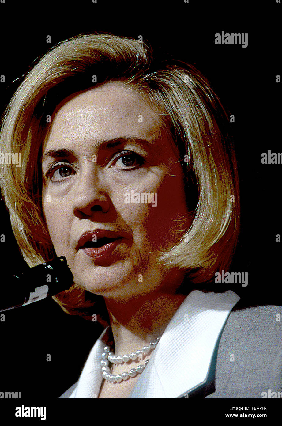 Hillary clinton 1996 hi-res stock photography and images - Alamy