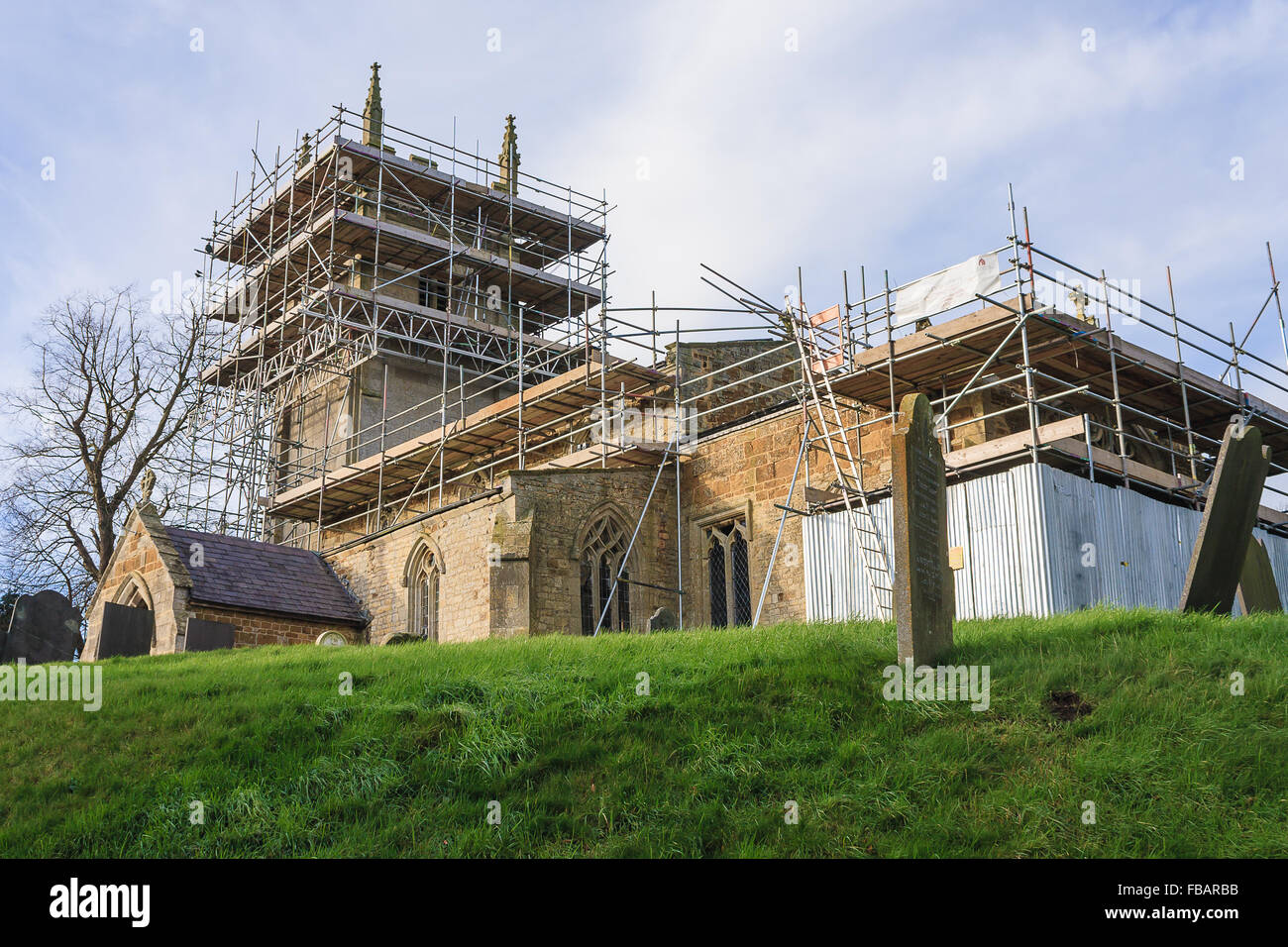 Freeby, Leicestershire, UK., 13th Jan 2016. A medieval church in the ...
