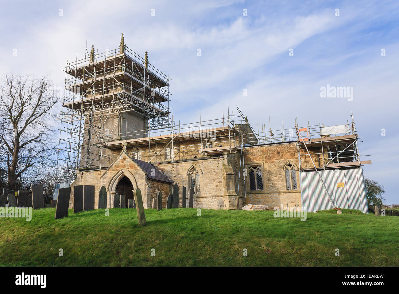 Freeby, Leicestershire, UK., 13th Jan 2016. A medieval church in the ...
