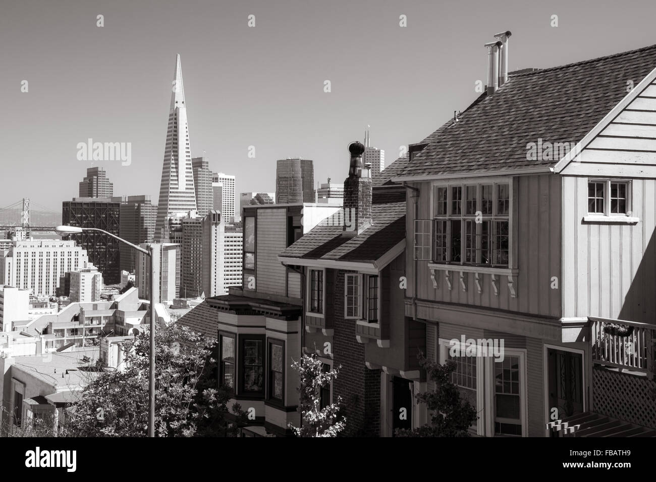 San francisco urban life victorian hi-res stock photography and images ...