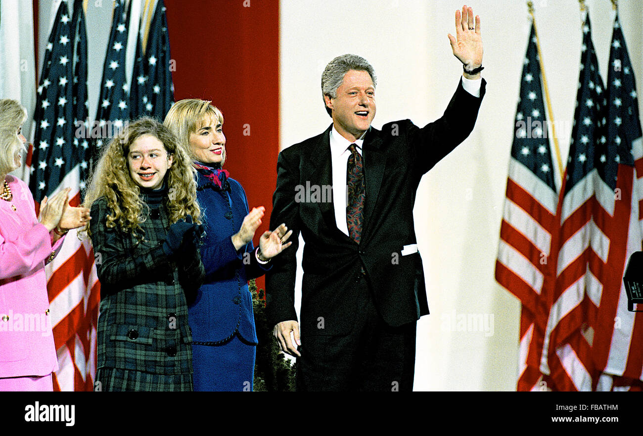 Little Rock, Arkansas, USA, 3rd November, 1992 President-Elect William ...