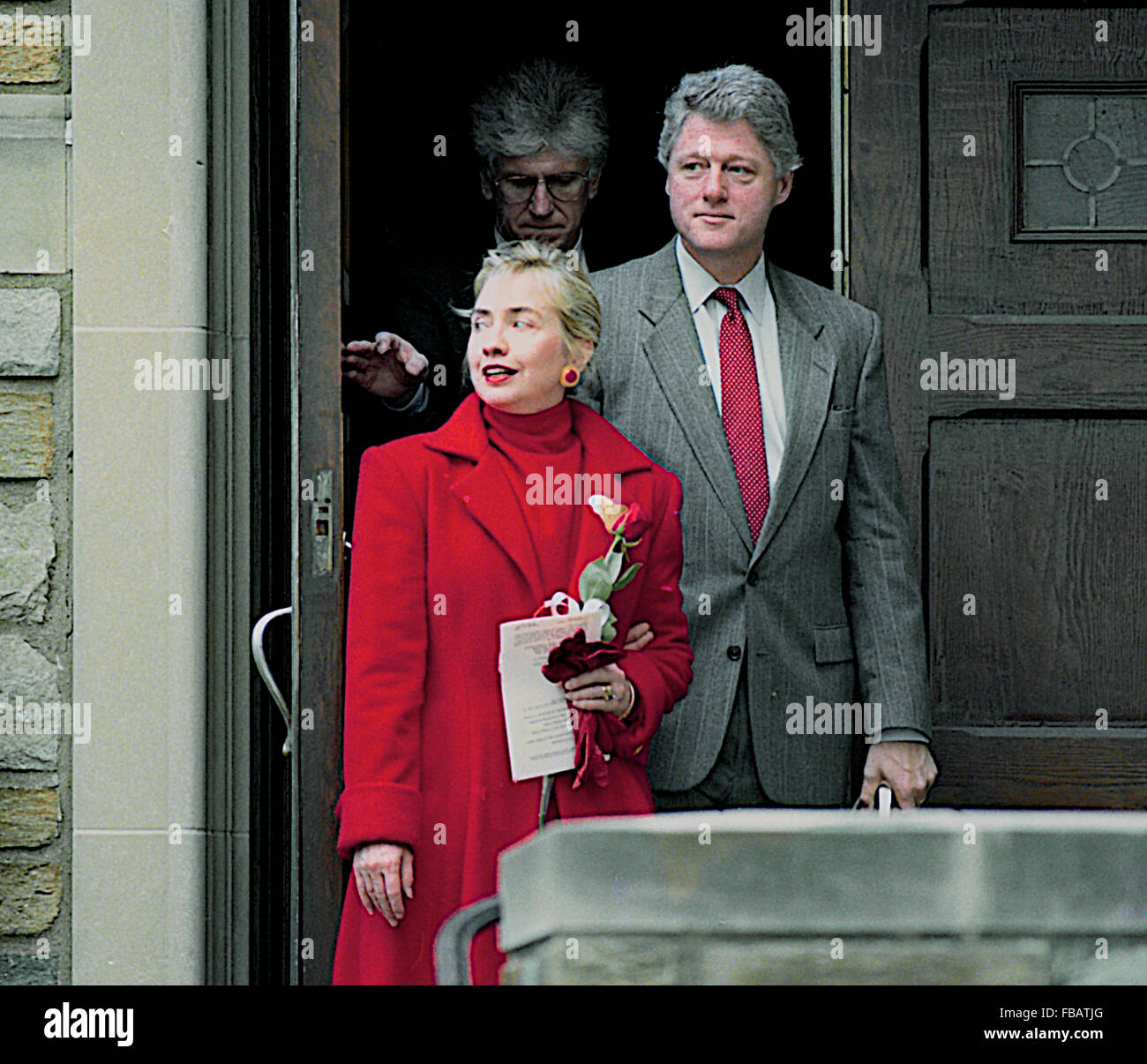 Washington, DC., USA, 14th February,1993 President William Jefferson ...