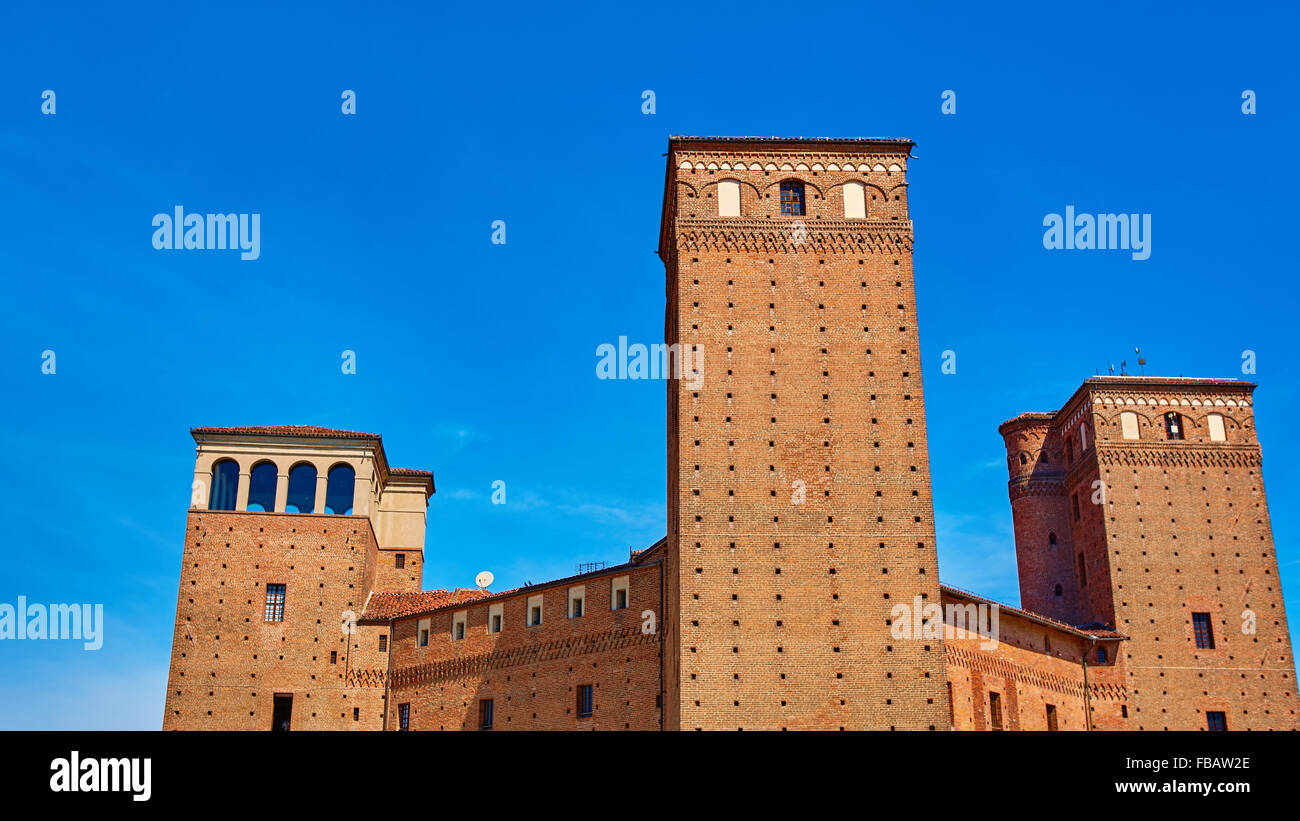 Fossano medieval castle Stock Photo - Alamy