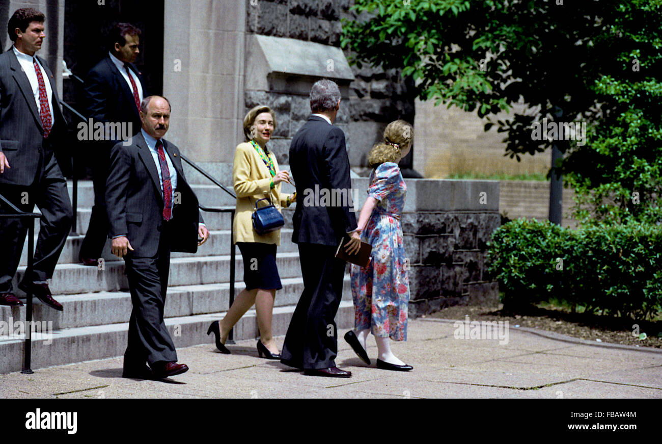Washington, DC., USA, 23rd, May 1993 President William Jefferson ...