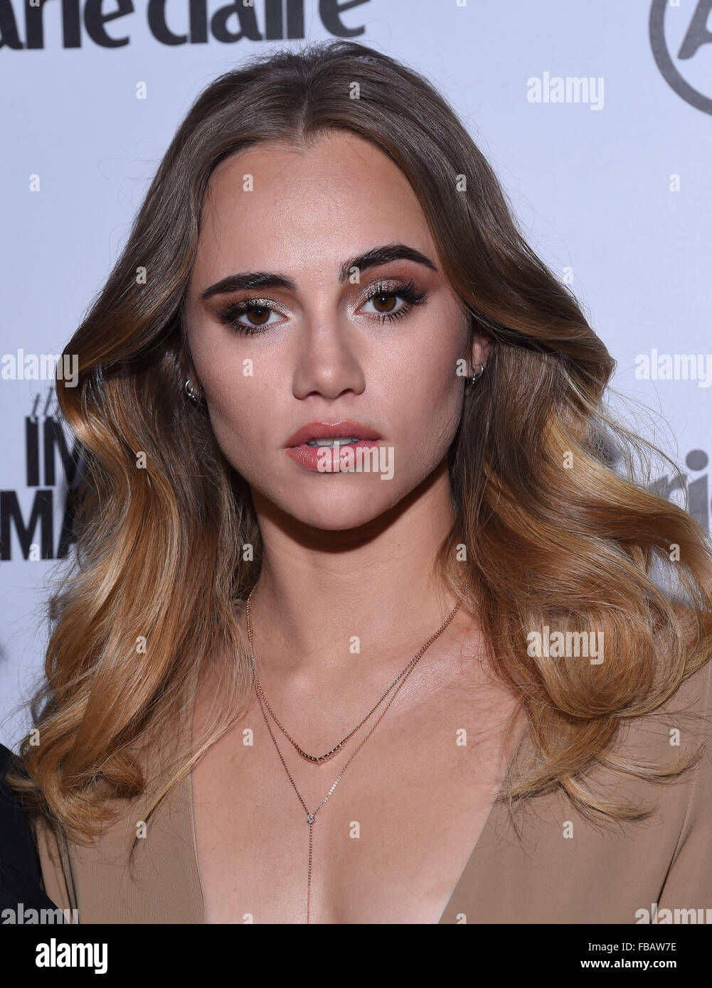 Hollywood, California, USA. 12th Jan, 2016. Actress model SUKI ...