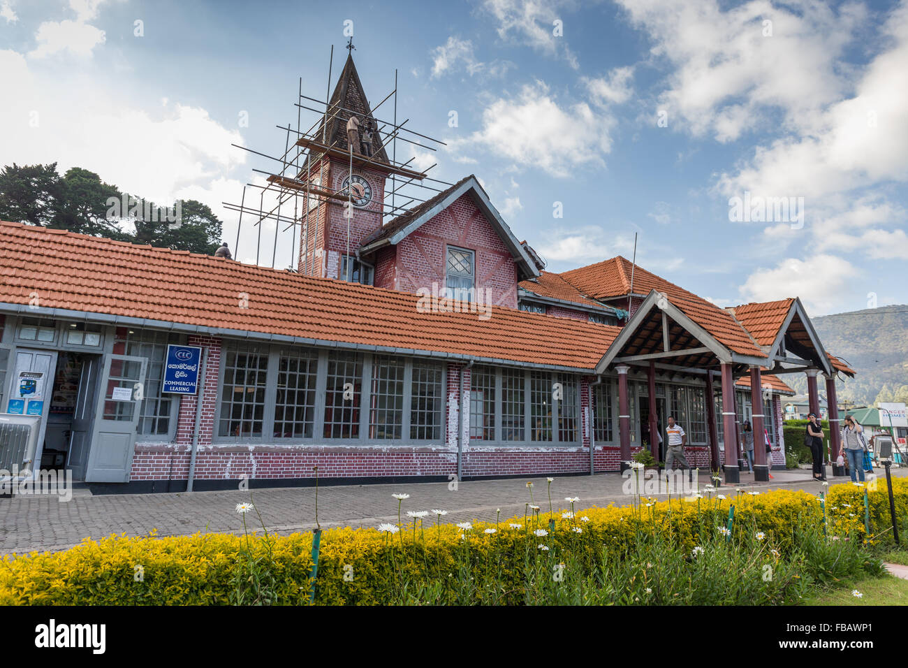 Colonial style architecture, Post Office building, Nuwara Eliya ...