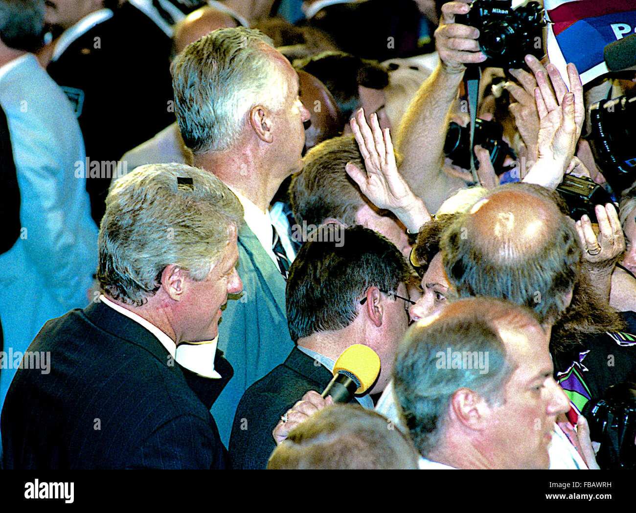 Madison Square Garden, New York, USA, 15th July, 1992 Governor Clinton ...