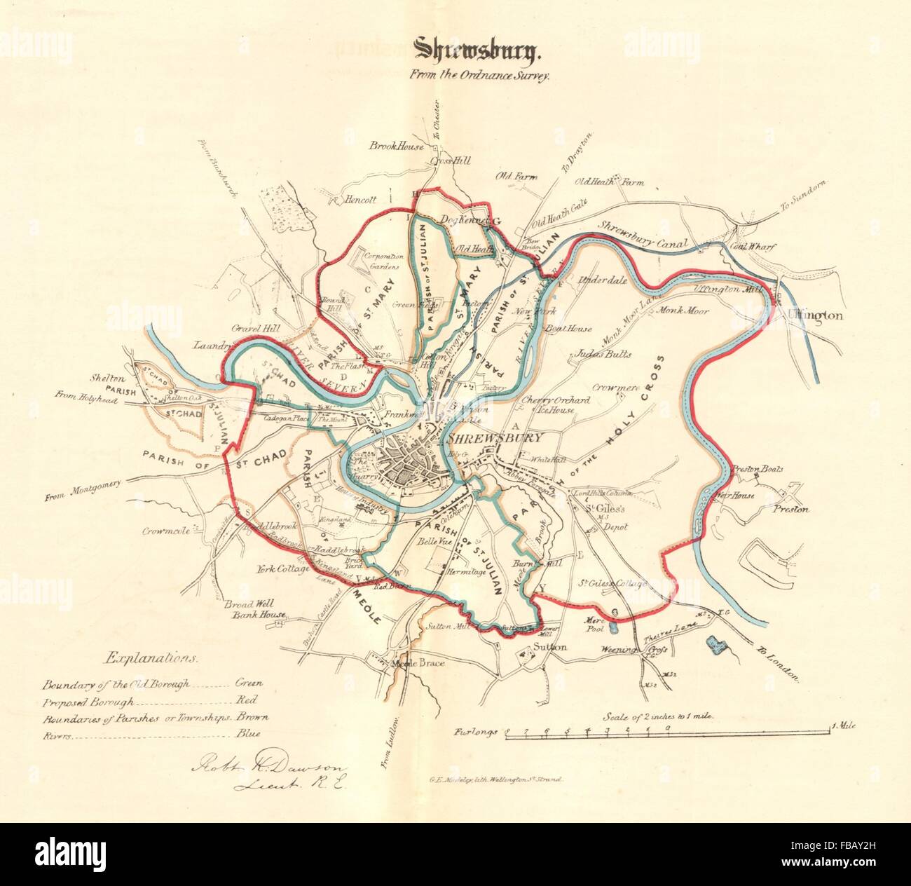 1832 reform act map hi-res stock photography and images - Alamy