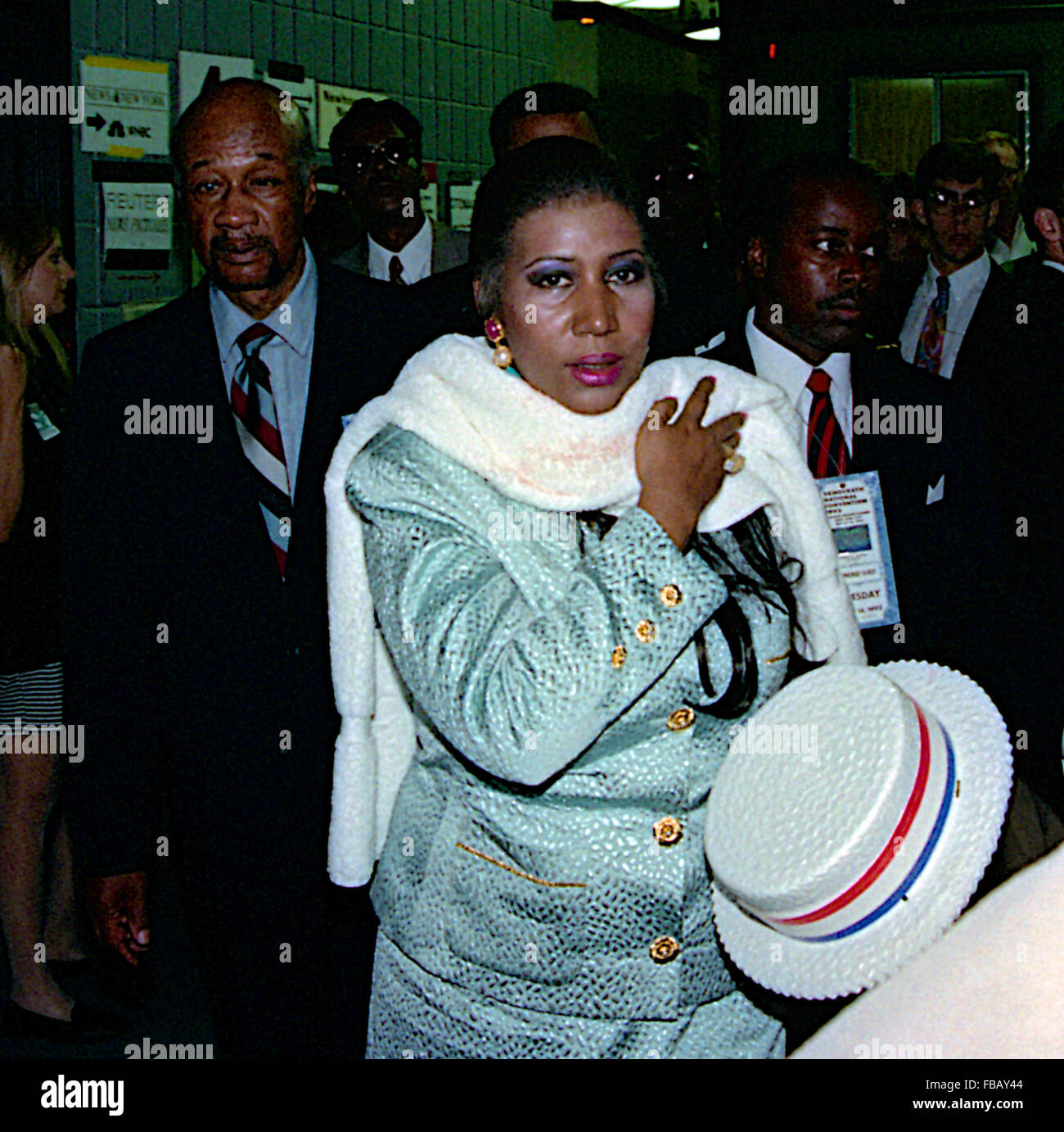 New York, NY.,USA, 14th July, 1992 Aretha Franklin at the Democratic ...