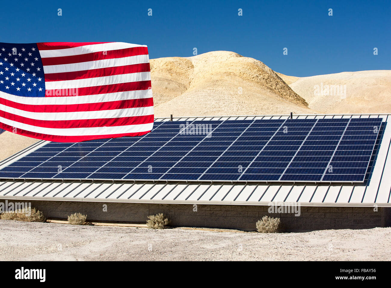 Solar energy usa flag hi-res stock photography and images - Alamy