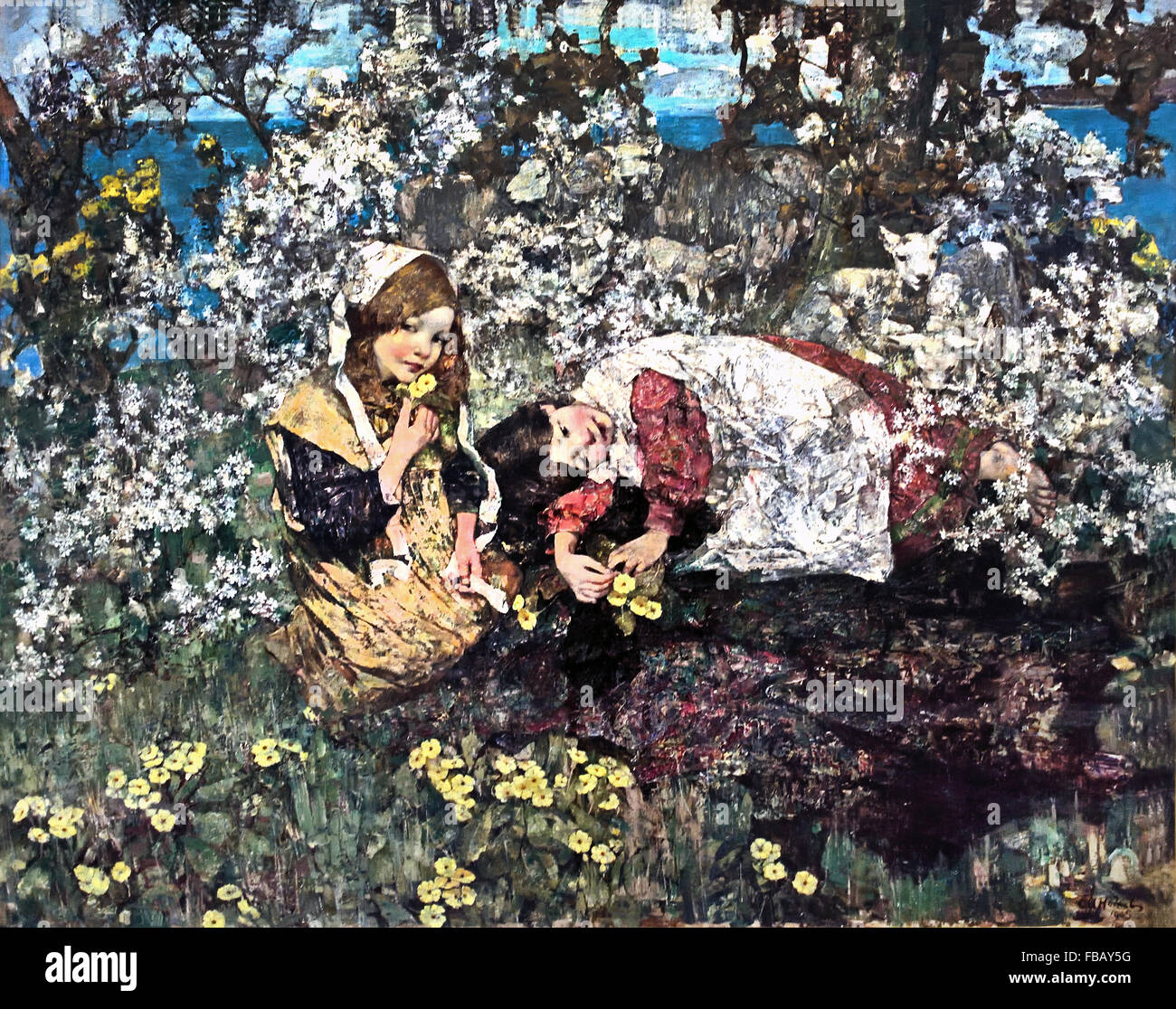 Edward Atkinson Hornel 1864–1933) was a Scottish painter of landscapes ...