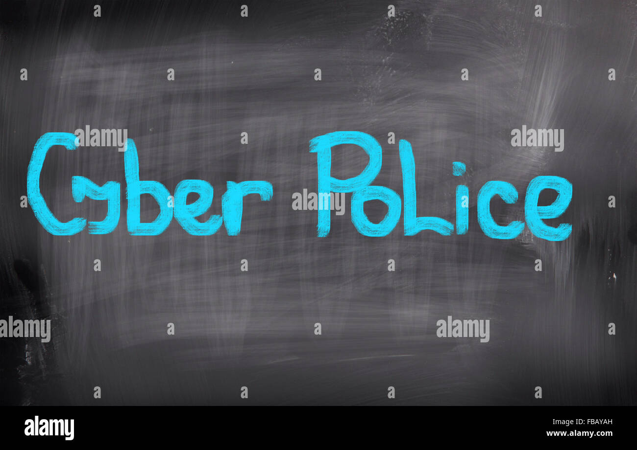 Cyber Police Concept Stock Photo - Alamy
