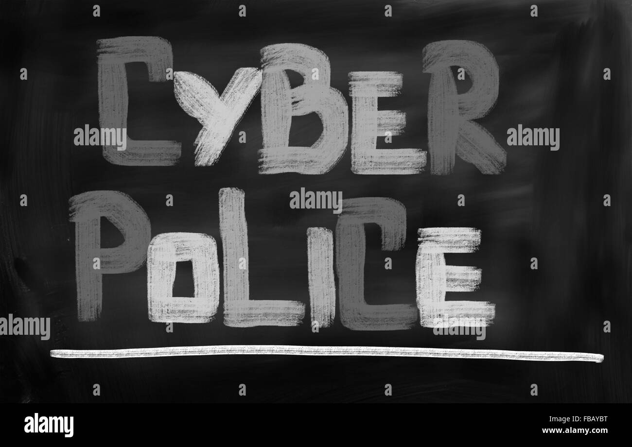 Cyber Police Concept Stock Photo - Alamy