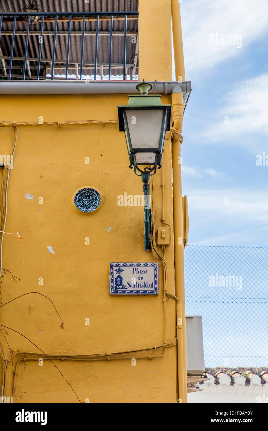 Street sign granada spain hi-res stock photography and images - Alamy