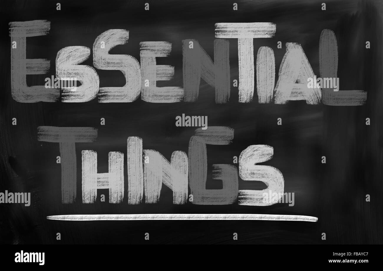 Essential word Black and White Stock Photos & Images - Alamy