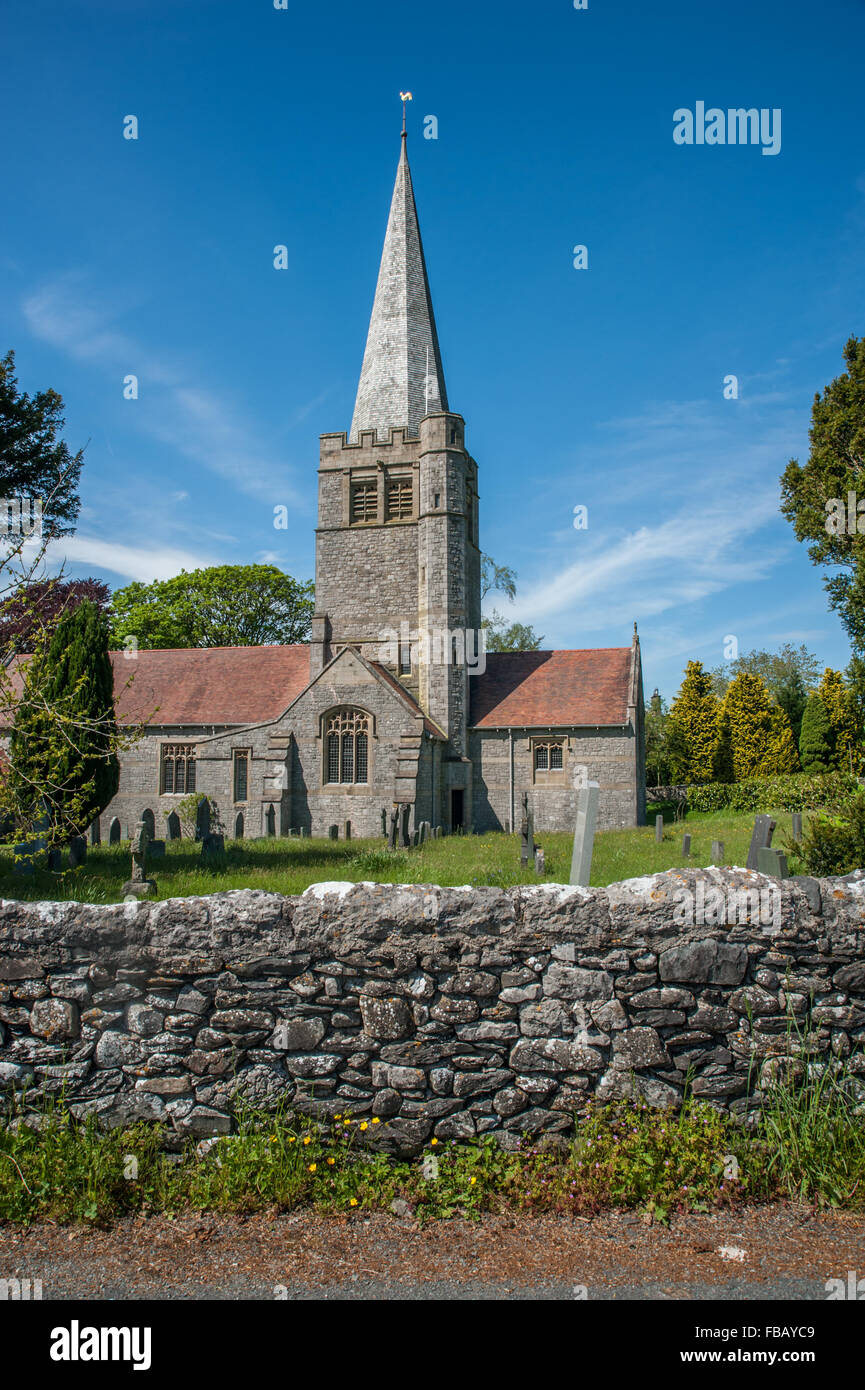 St Peter's Anglican Parish Church at Field Broughton Stock Photo - Alamy