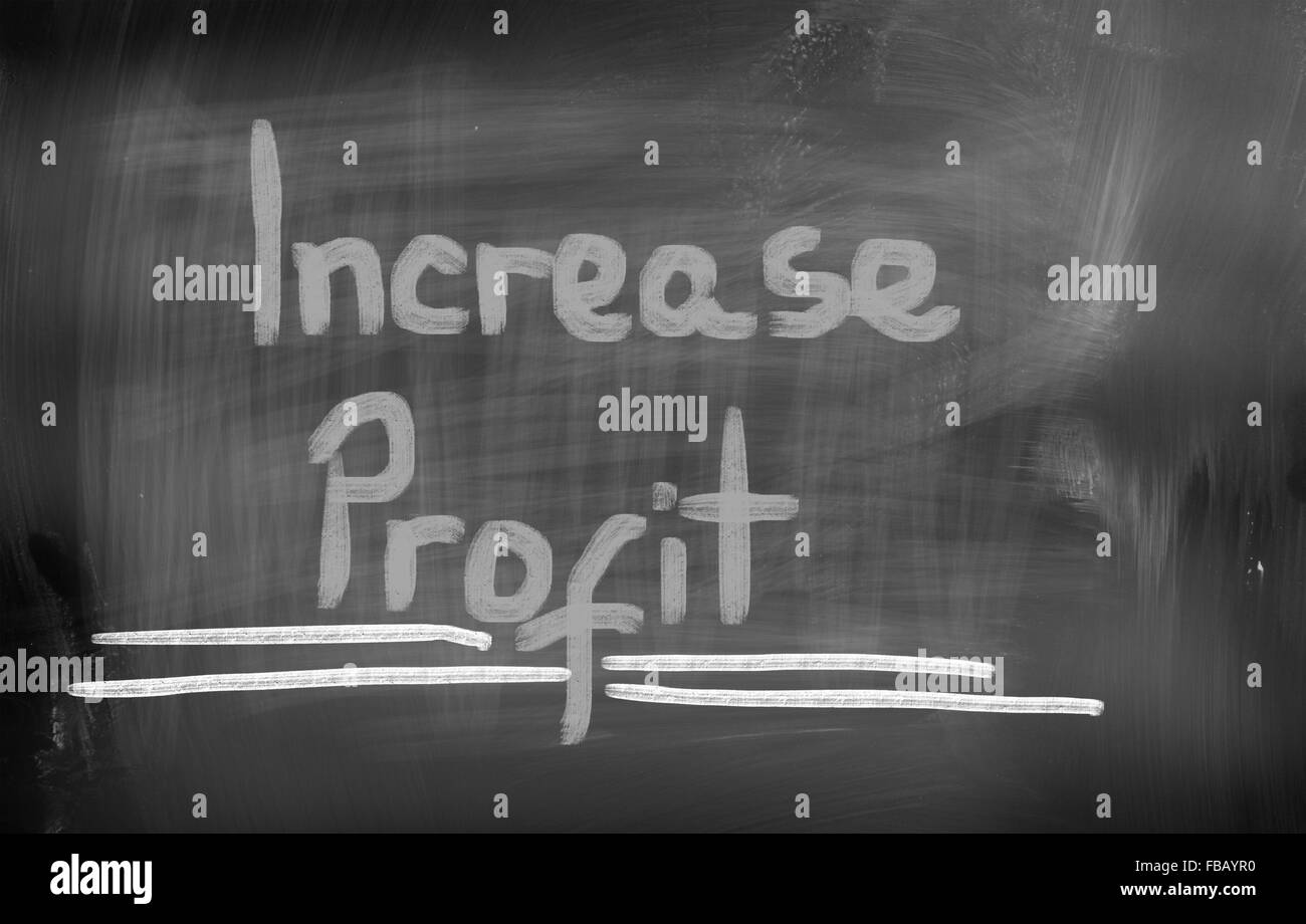 Increase Profit Concept Stock Photo - Alamy