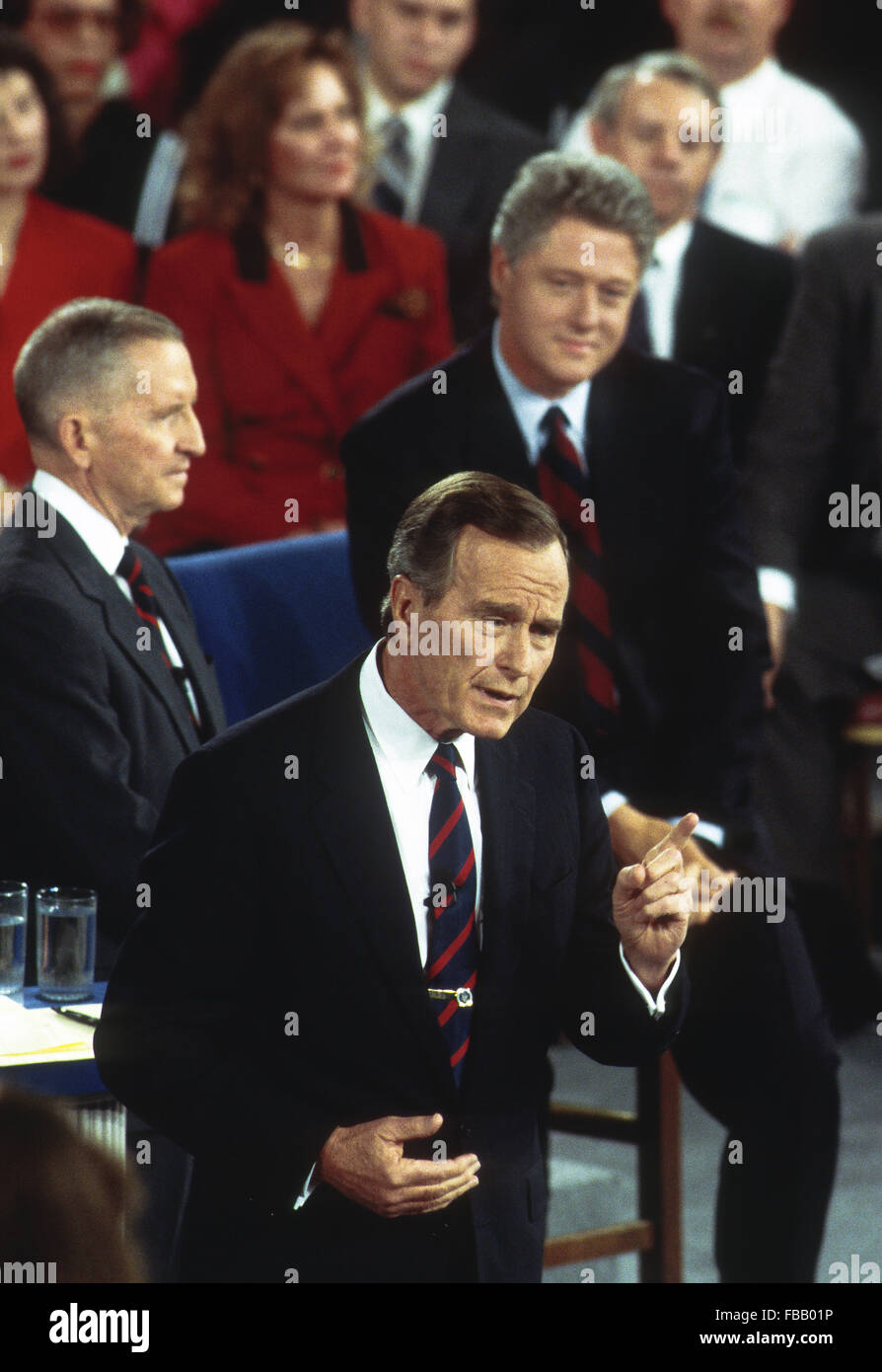 Richmond, Virginia, USA, 15th October, 1992 President George H.W. Bush ...