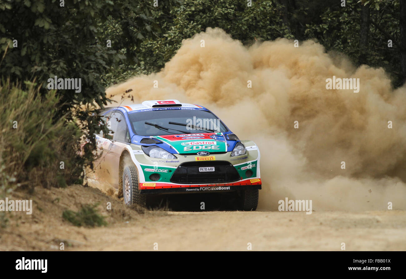 Murat Bostanci with Ford Fiesta S2000 of Castrol Ford Team Turkiye in ...