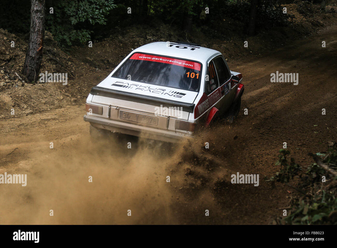 Engin Kap with Ford Escort MK2 of Bonus Unifree Parkur Racing Team in ...
