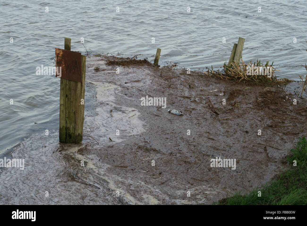 Dirty flood water Stock Photo - Alamy