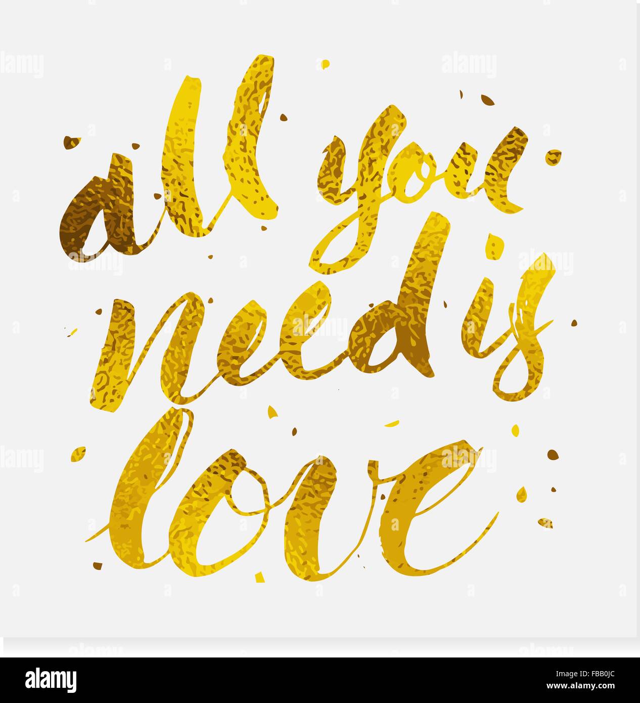 Need love positive phrase Stock Vector Images - Alamy
