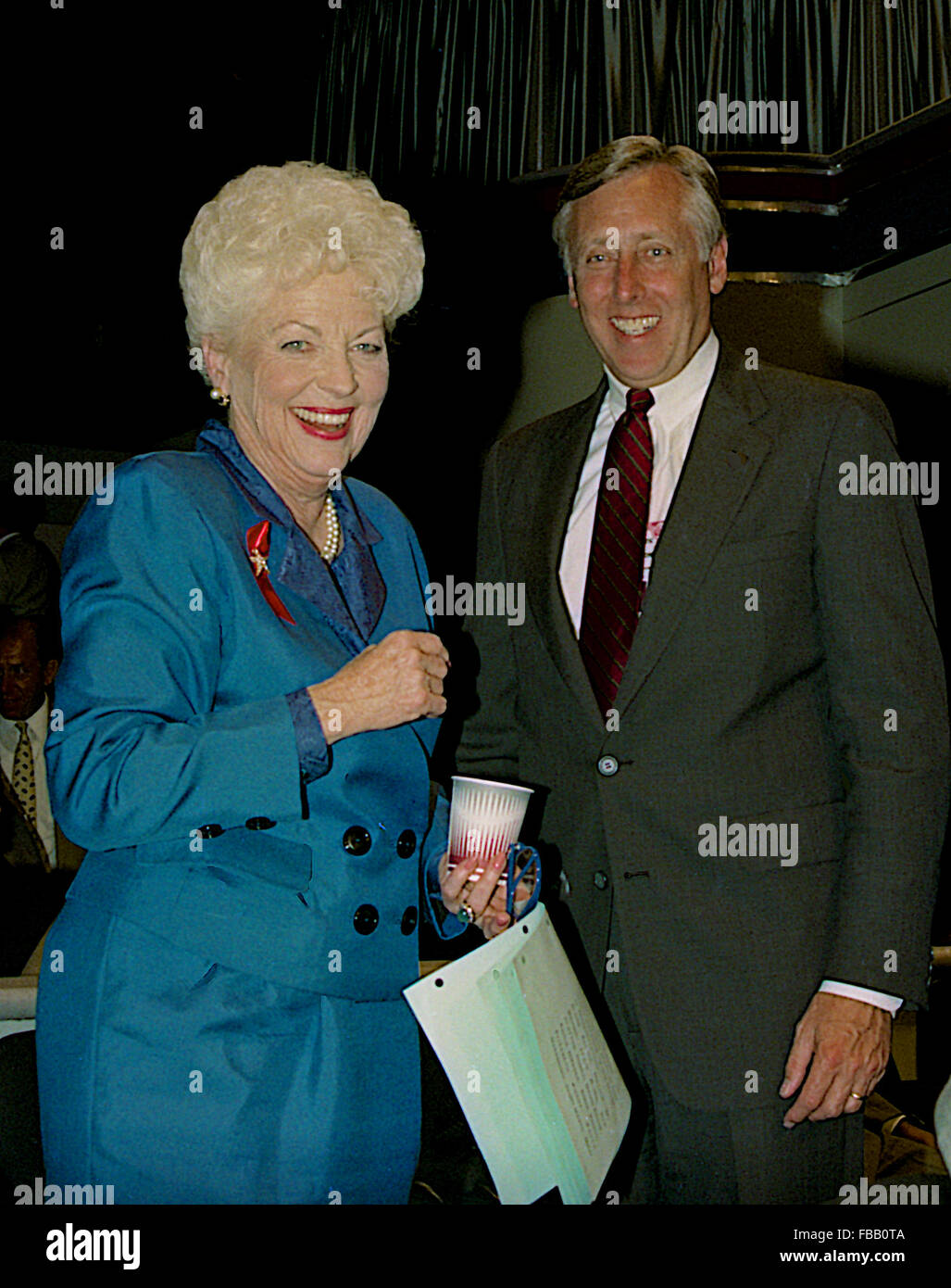 New York, NY., USA, 14th July, 1992 Texas Governor Ann Richards poses ...