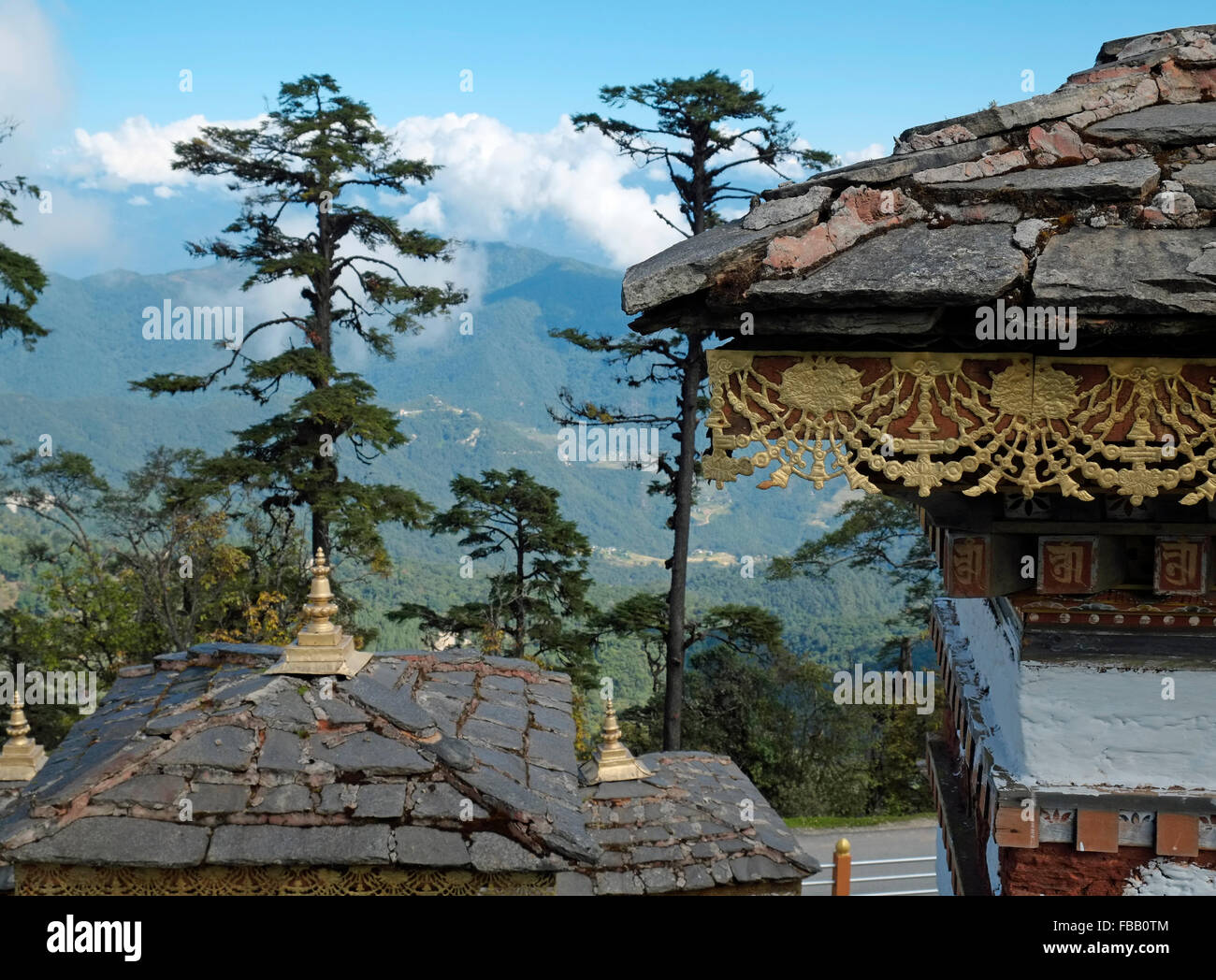 The Druk Wangyal Stupas, Dochula Pass, Bhutan Stock Photo - Alamy