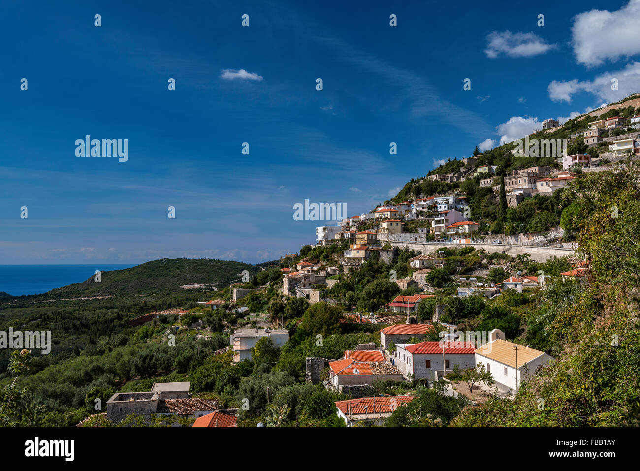 Village of vuno albania hi-res stock photography and images - Alamy