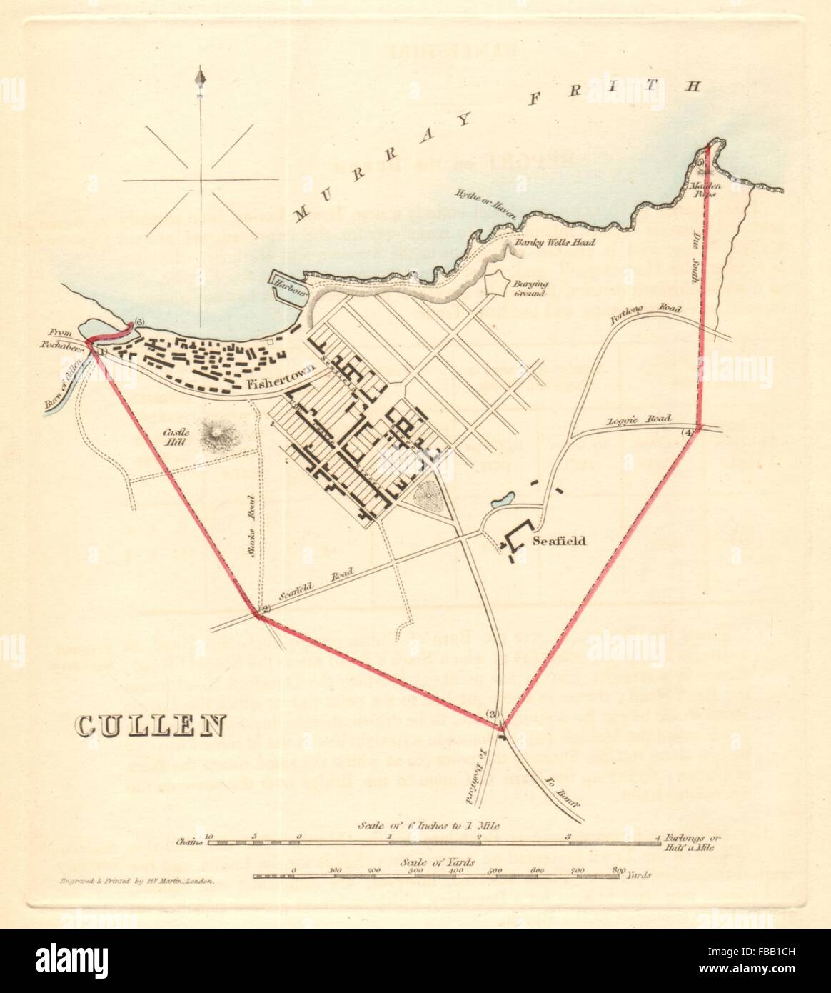 CULLEN borough/town plan for the REFORM ACT. Moray, Scotland. DAWSON ...